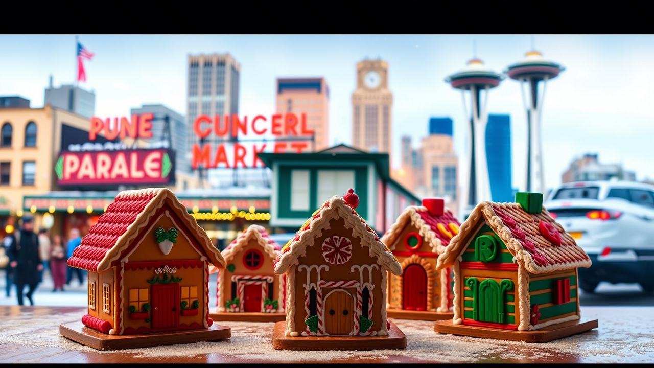 Seattle - Christmas Gingerbread house USA